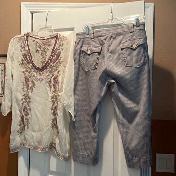 Walter Genuin | Pants & Jumpsuits | Walter Genuine Pin Striped Cotton ...